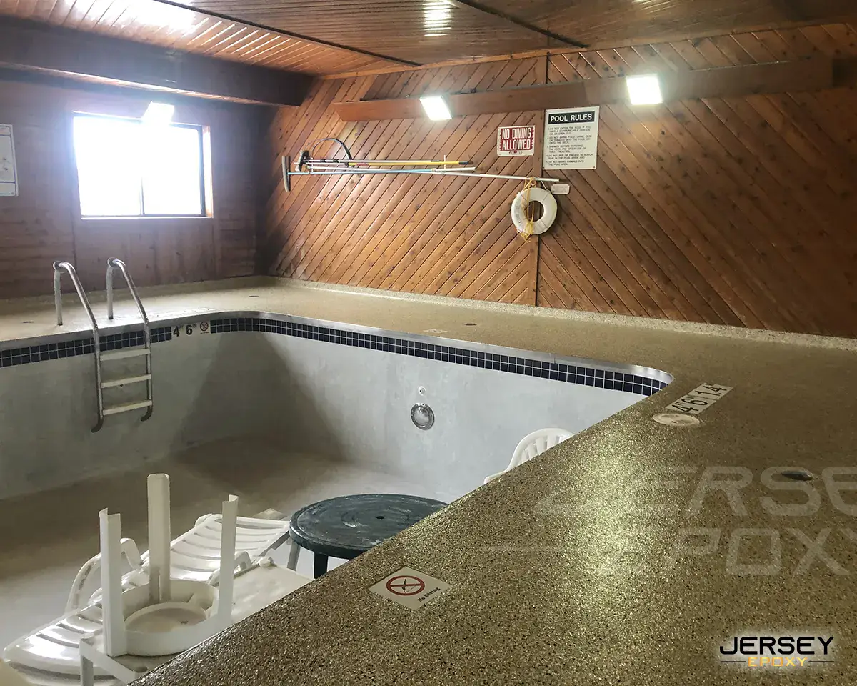 Pool Deck Epoxy Flooring Services In Lakehurst, New Jersey